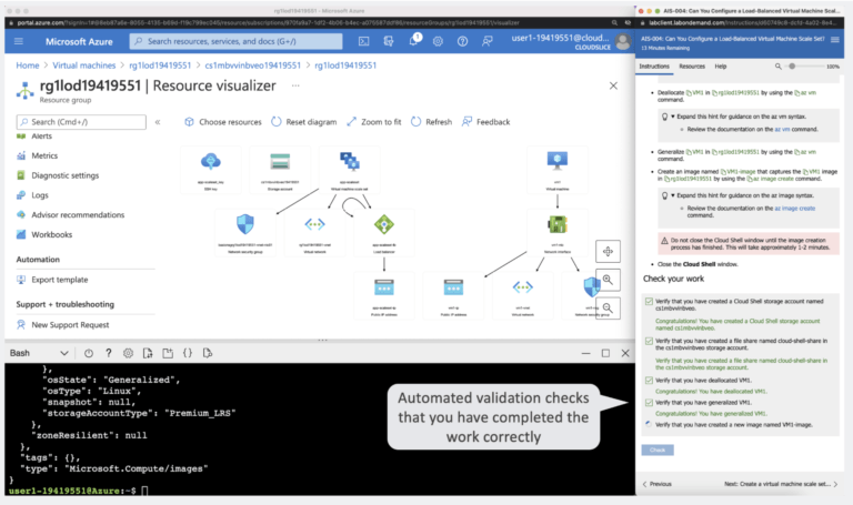 Microsoft Azure Hands On Labs Secure Sandbox Environment